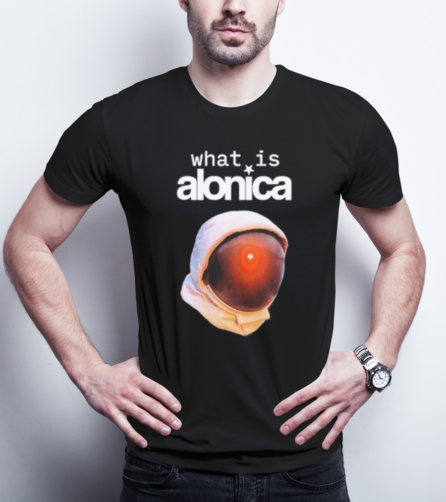 LANY What Is Alonica Spacesuit Reflective Visor Star T-Shirt