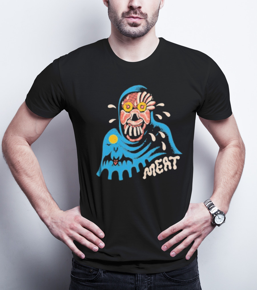Meat Canyon Meathead Horror Masked Creature Monster T-Shirt