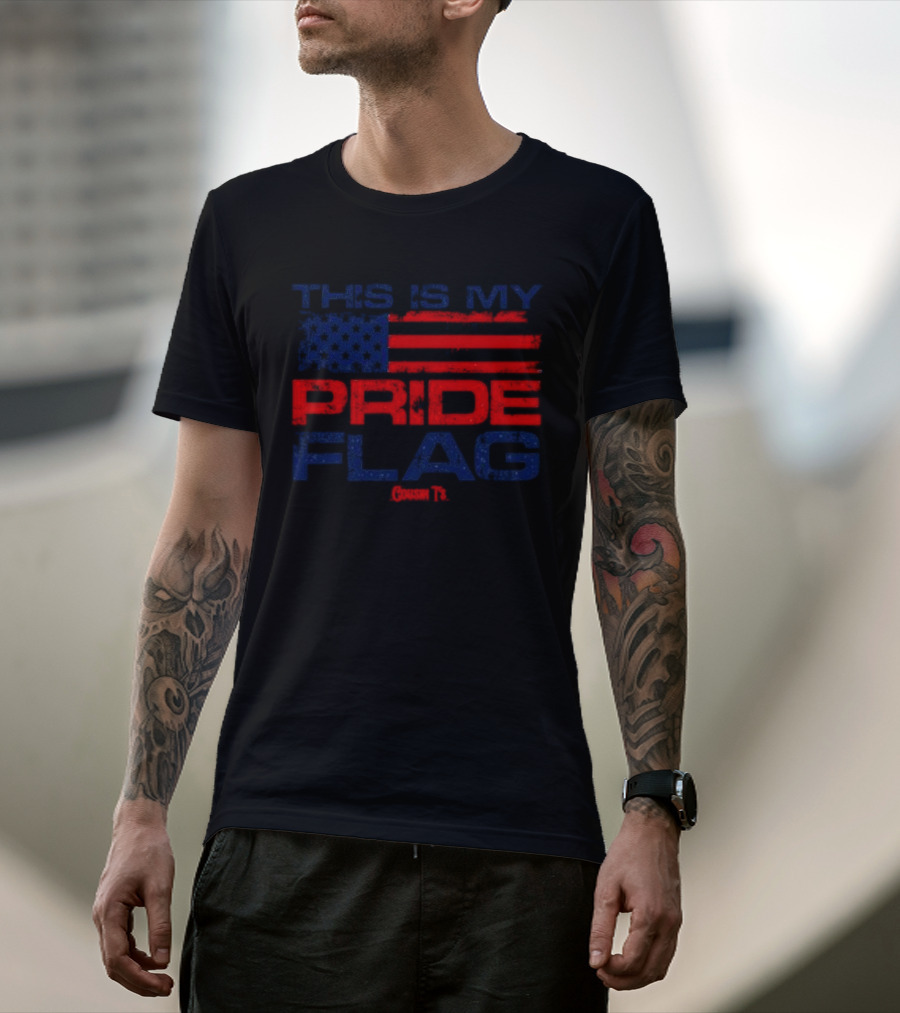 This Is My American Pride Flag Cousin T’s T-Shirt