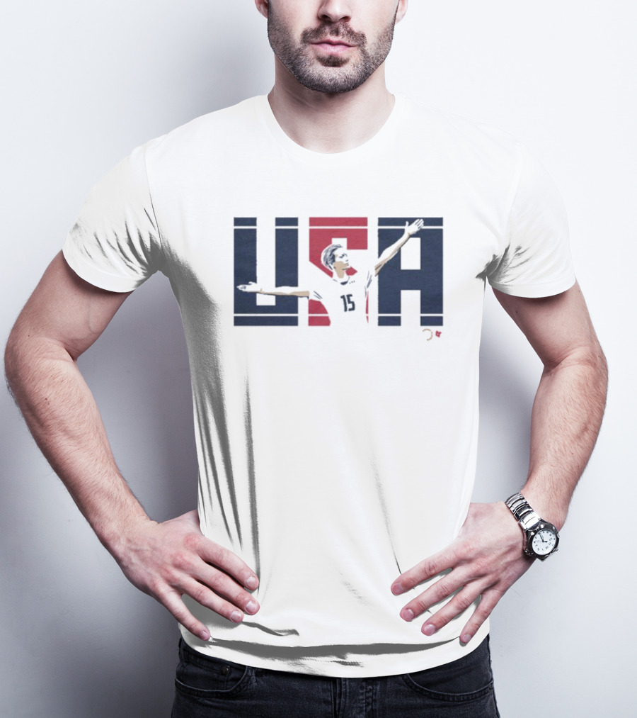 Megan Rapinoe USA 15 Iconic Pose USWNT Legend T-Shirt