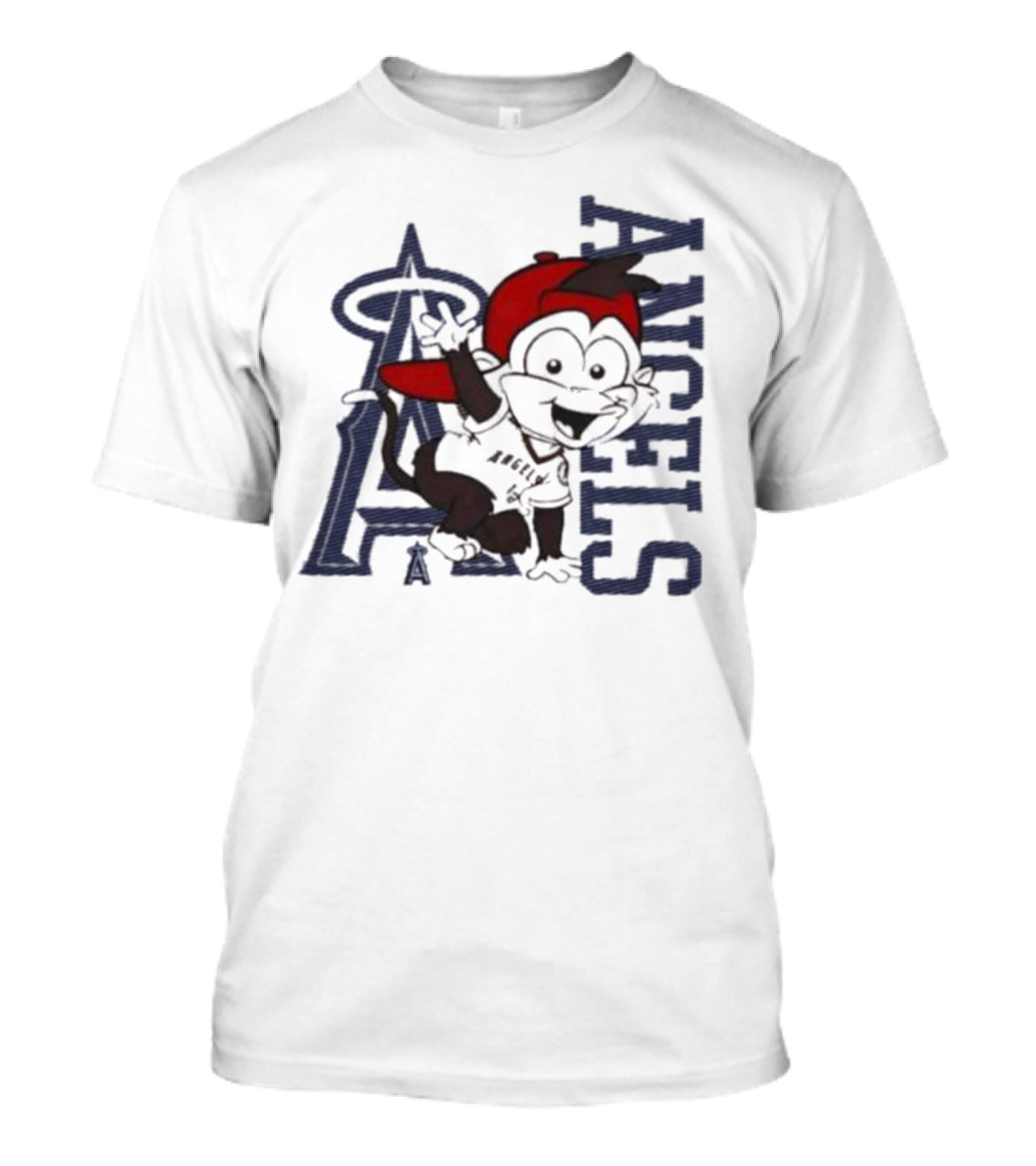 Infant Los Angeles Angels Red Mascot 2.0 Halo T-Shirt