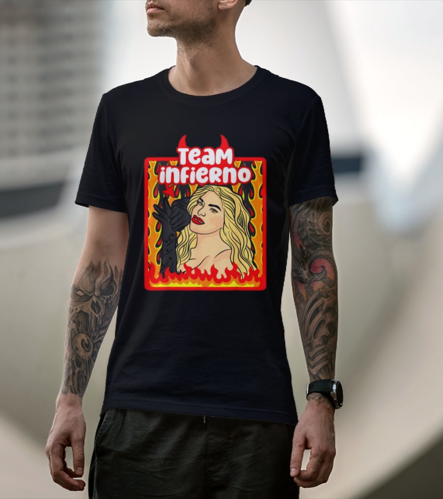 Team Infierno Wendy Guevara Latina Flames T-Shirt