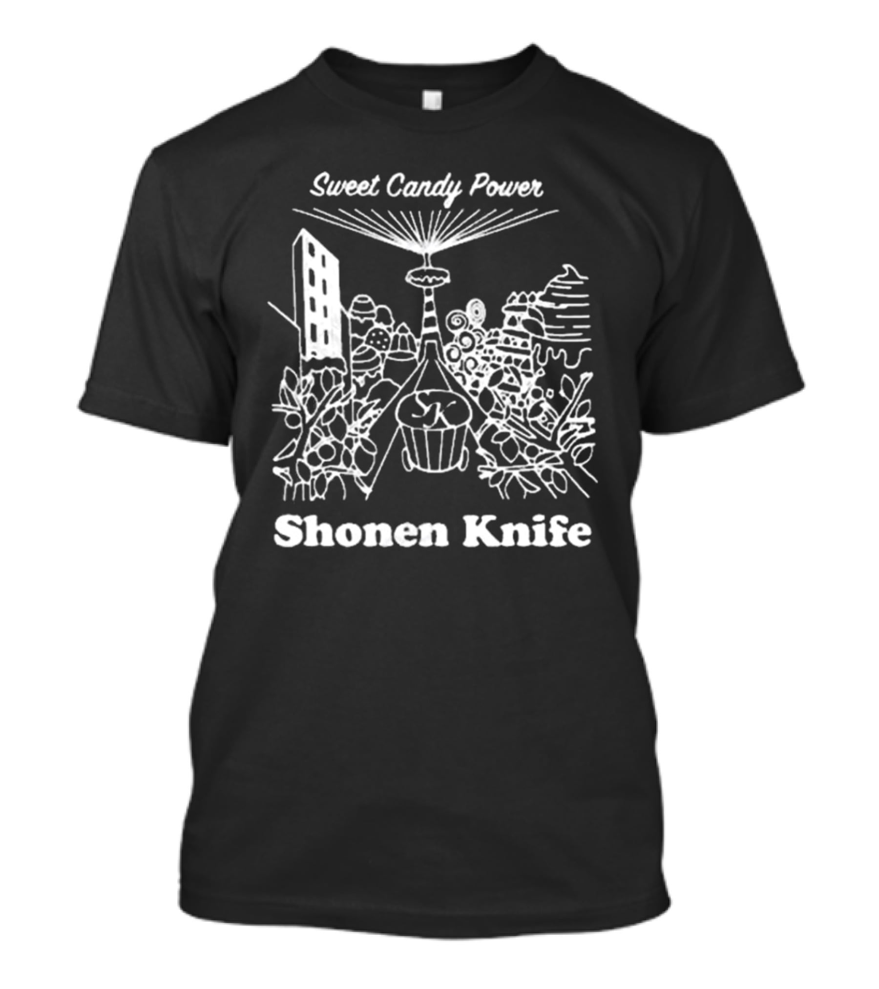 Sweet Candy Power Shonen Knife Touring Merch T-Shirt