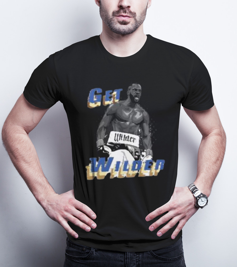 Get Wilder Boxer Roaring With Boxing Gloves T-Shirt