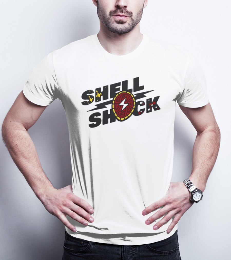 SHELL SHOCK TBT Electric Pattern Fusion T-Shirt