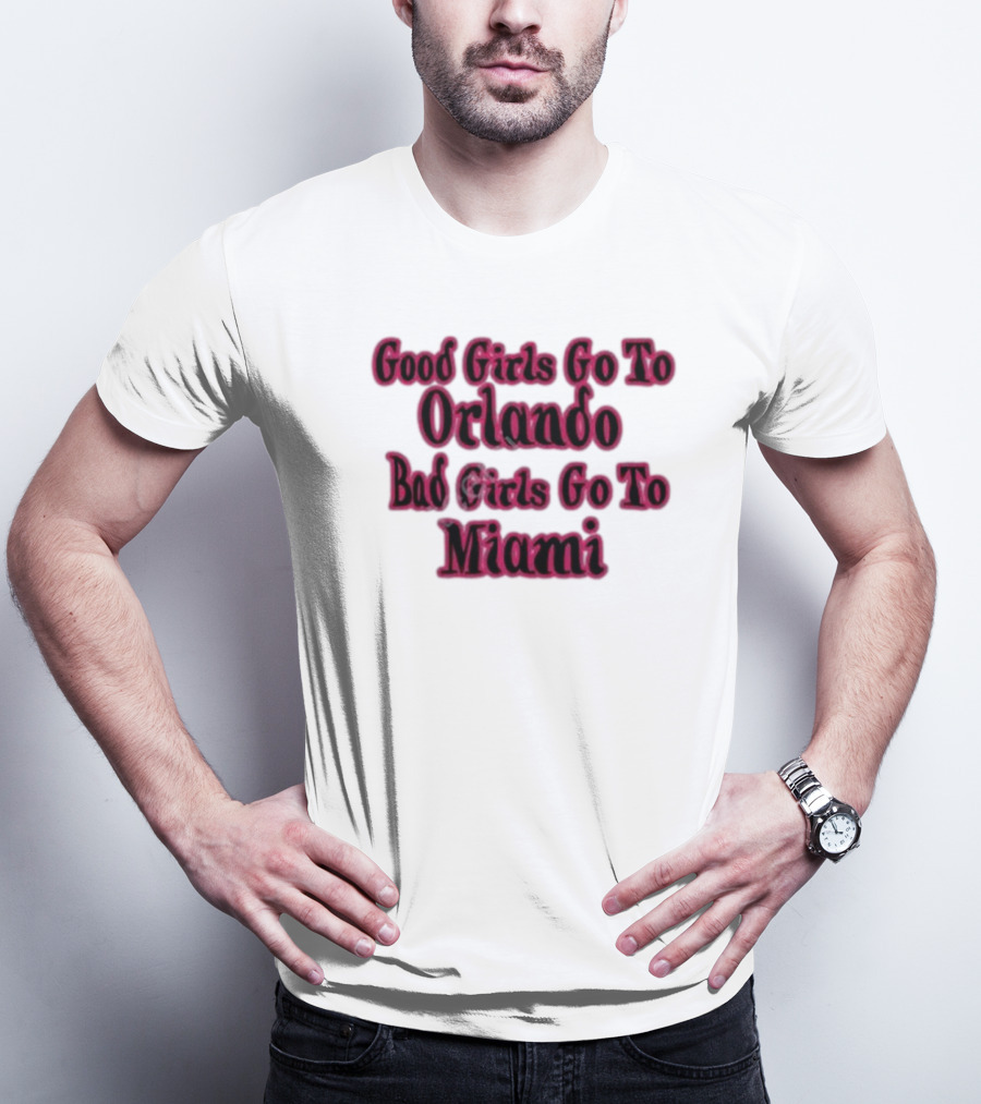 Ellen Marlow Wearing Good Girls Go To Orlando Bad Girls Go To Miami T-Shirt