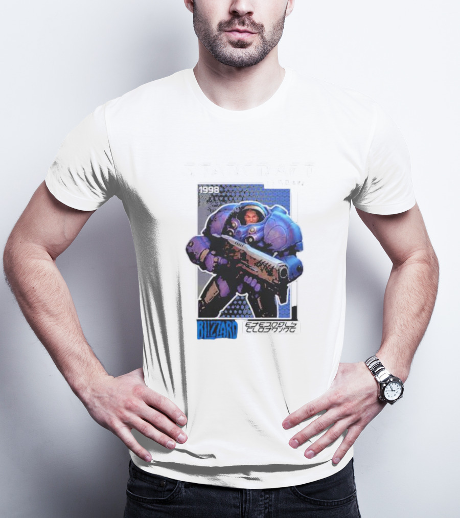 Starcraft Terran 1998 Blizzard Eteson's Clothing T-Shirt