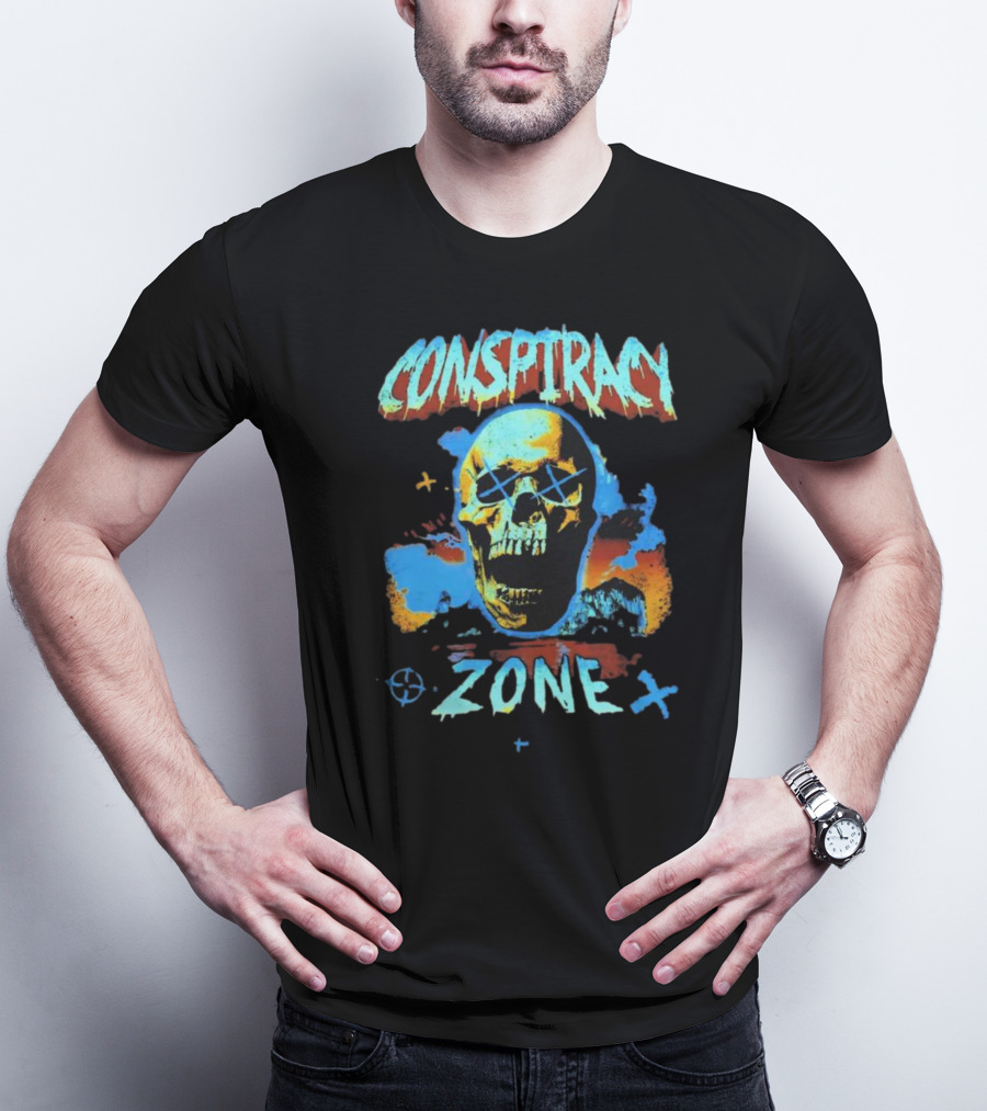 Conspiracy Zone Skull Art Shane Dawson Merchandise T-Shirt