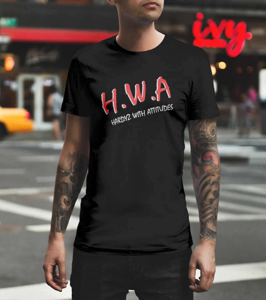 HWA Hardyz With Attitudes Wrestling Iconic Reference T-Shirt