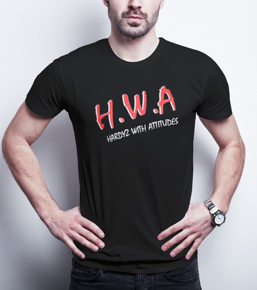 HWA Hardyz With Attitudes Wrestling Iconic Reference T-Shirt