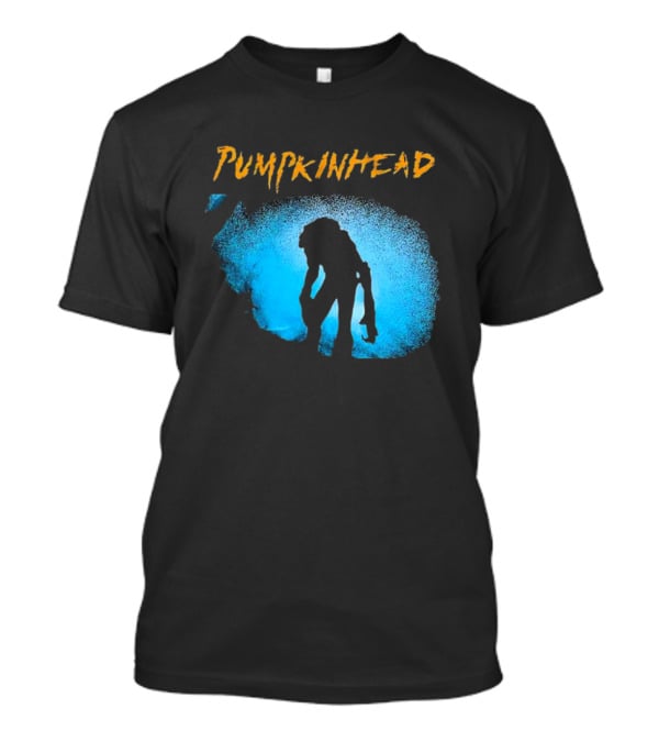 Pumpkinhead Horror Icon Silhouette Blue Glow T-Shirt