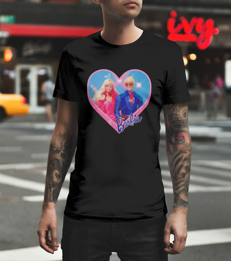 Barbie Ken Heart Valentines Love T-Shirt