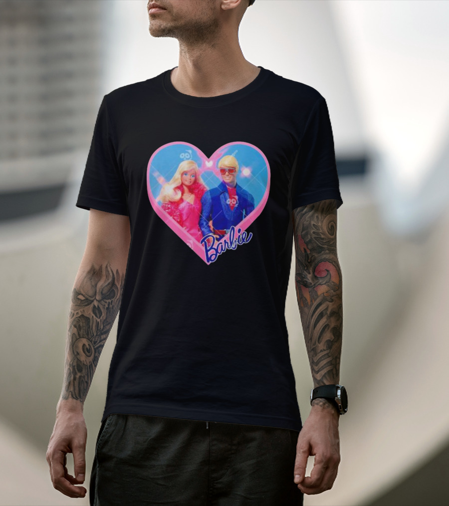 Barbie Ken Heart Valentines Love T-Shirt