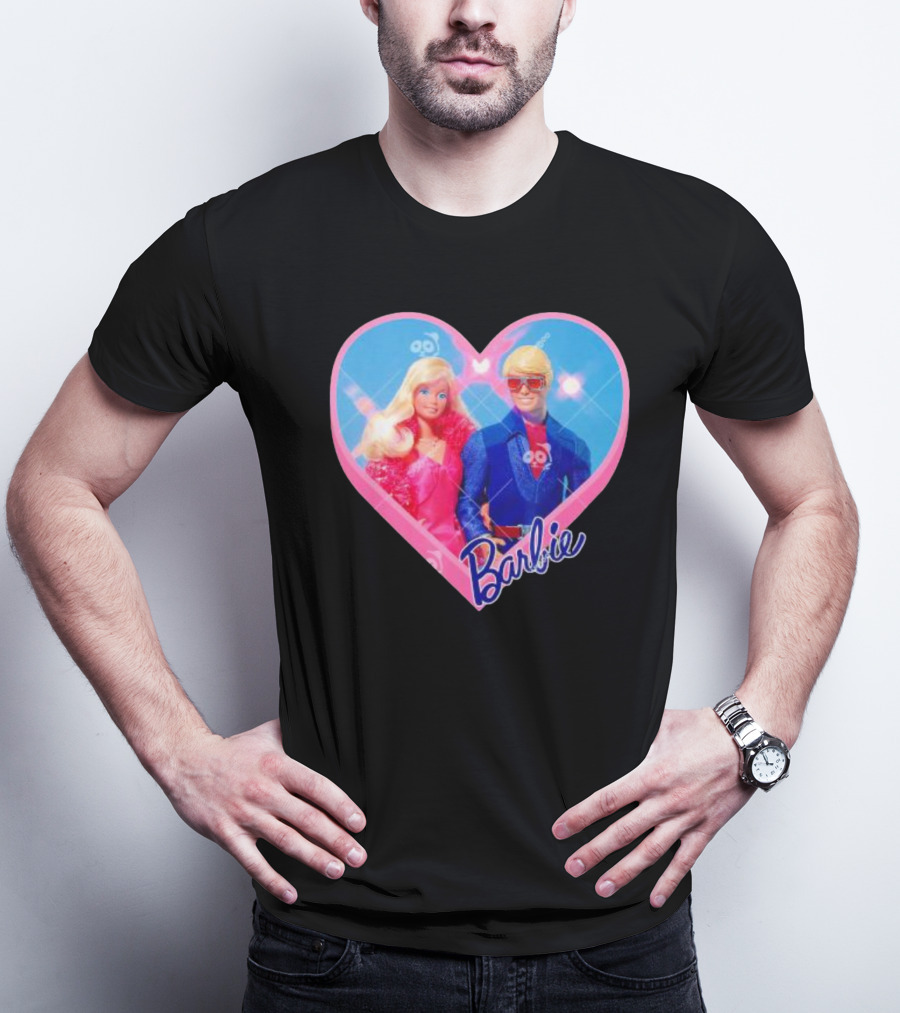 Barbie Ken Heart Valentines Love T-Shirt