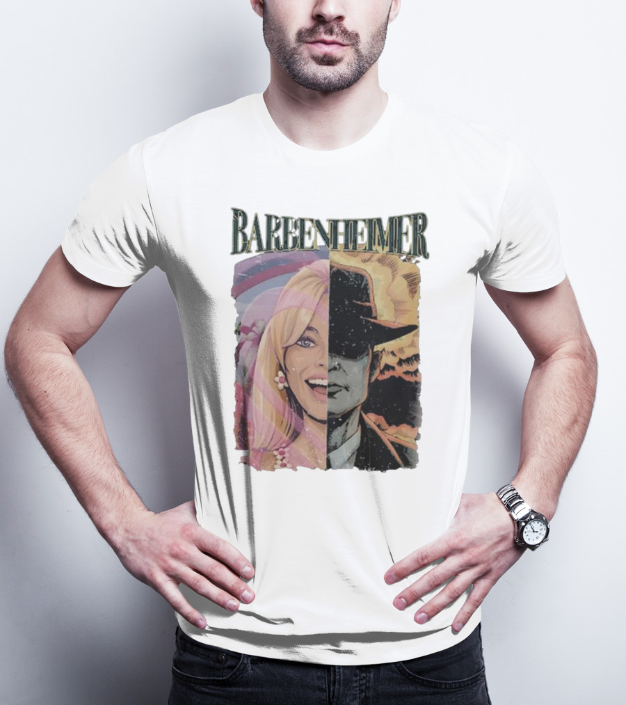 Barbenheimer Vintage I Survived Barbie Oppenheimer Fusion Uk Best Bernheimer India T-Shirt