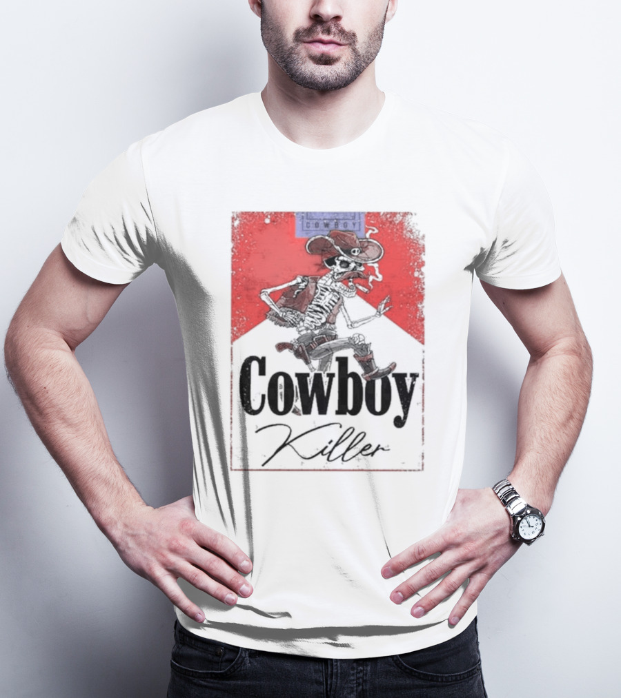 Cowboy Killer Jason Aldean Skeleton Cowboy T-Shirt