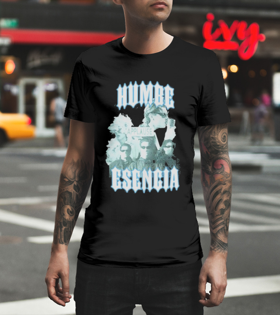 HUMBE APPLAUSE ESENCIA Vintage Aesthetic Collage T-Shirt
