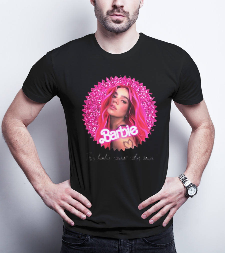 Karol G Barbie Glitter Portrait This Barbie Cannot Calm Down T-Shirt