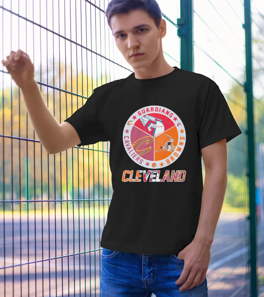 Cleveland Cavaliers Guardians Browns T-Shirt