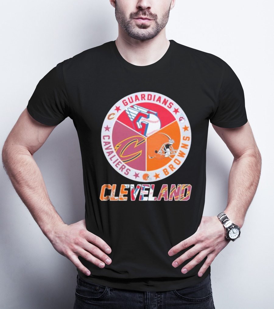 Cleveland Cavaliers Guardians Browns T-Shirt
