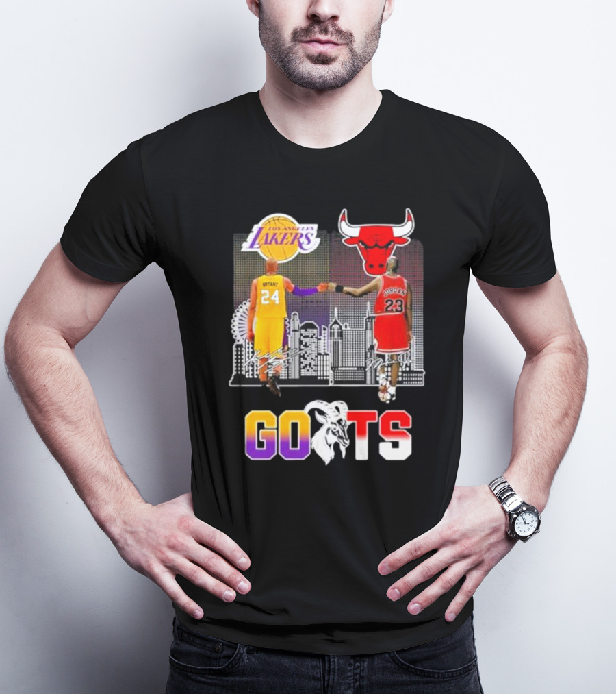 Los Angeles Lakers Chicago Bulls GOATS T-Shirt