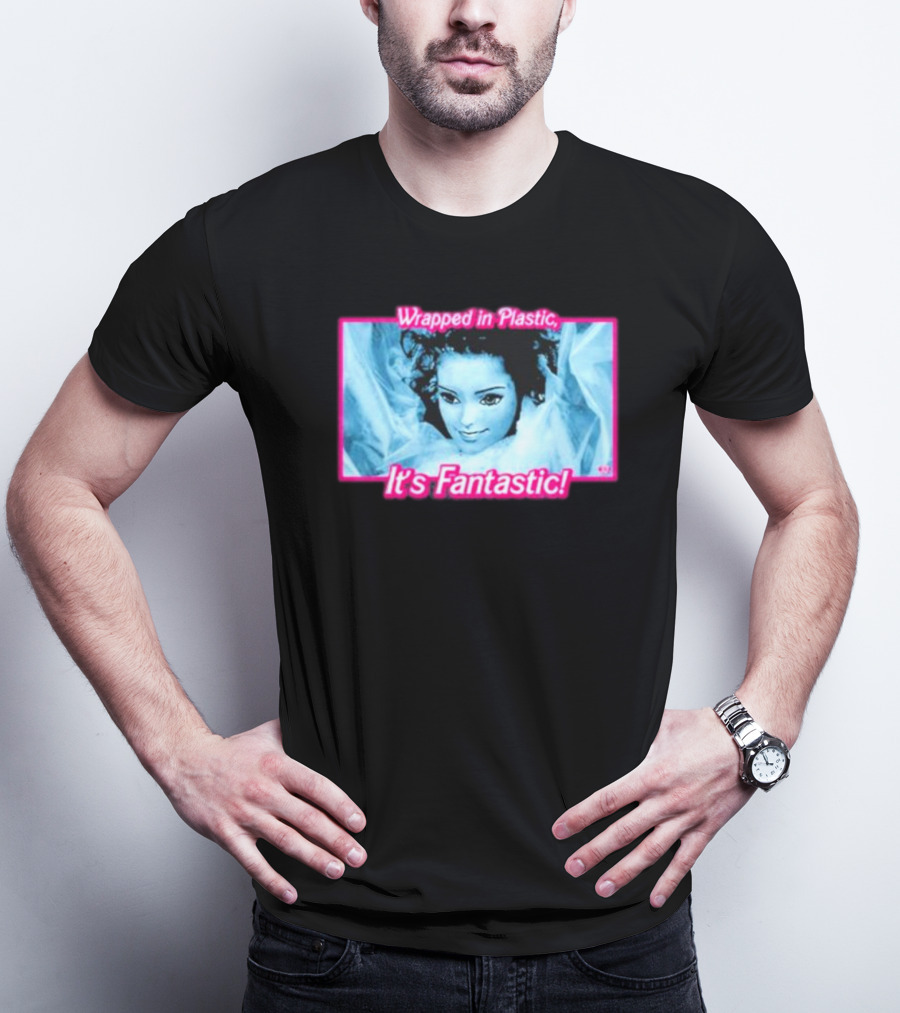 Barbie Wrapped In Plastic It's Fantastic Retro Style Photography T-Shirt
