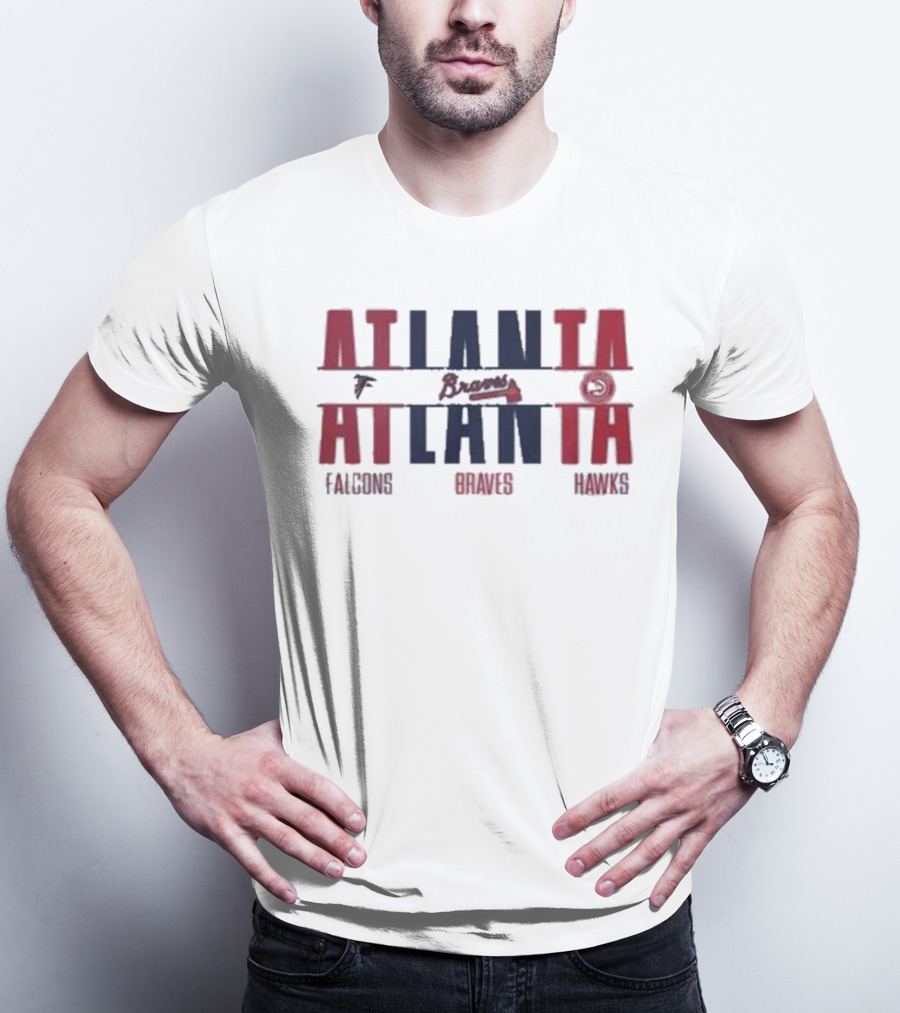 Atlanta Falcons Atlanta Braves Atlanta Hawks T-Shirt