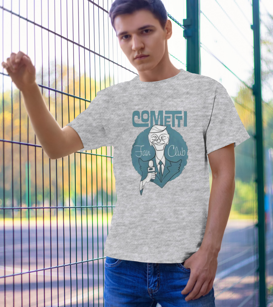 Cometti Fan Club Cartoon Microphone T-Shirt