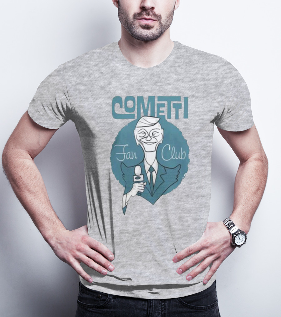 Cometti Fan Club Cartoon Microphone T-Shirt