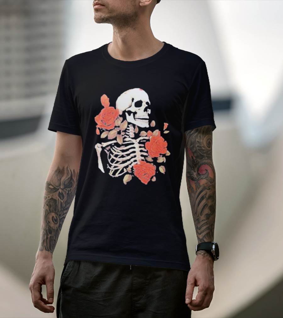 Grateful Dead Skeleton Roses T-Shirt