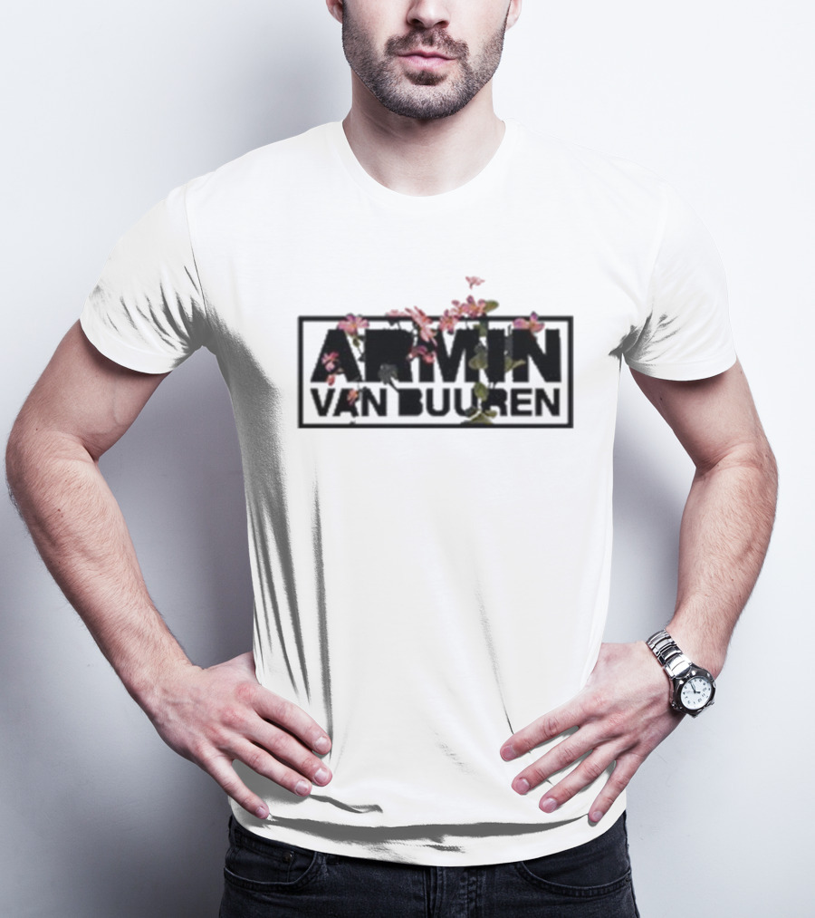 Armin Van Buuren Armada Music Floral T-Shirt