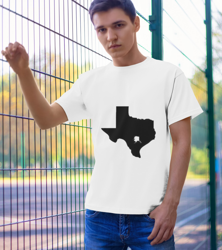 Many People Don’t Realize How Small Alaska Really Is When The Image Is Not To Scale Texas Silhouette Comparison T-Shirt