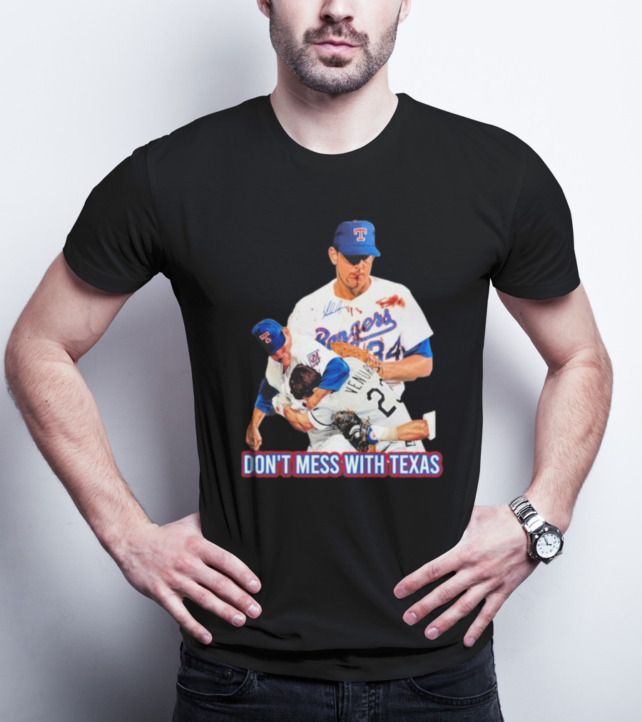 Nolan Ryan Texas Rangers Don’t Mess With Texas Ventura Fight T-Shirt