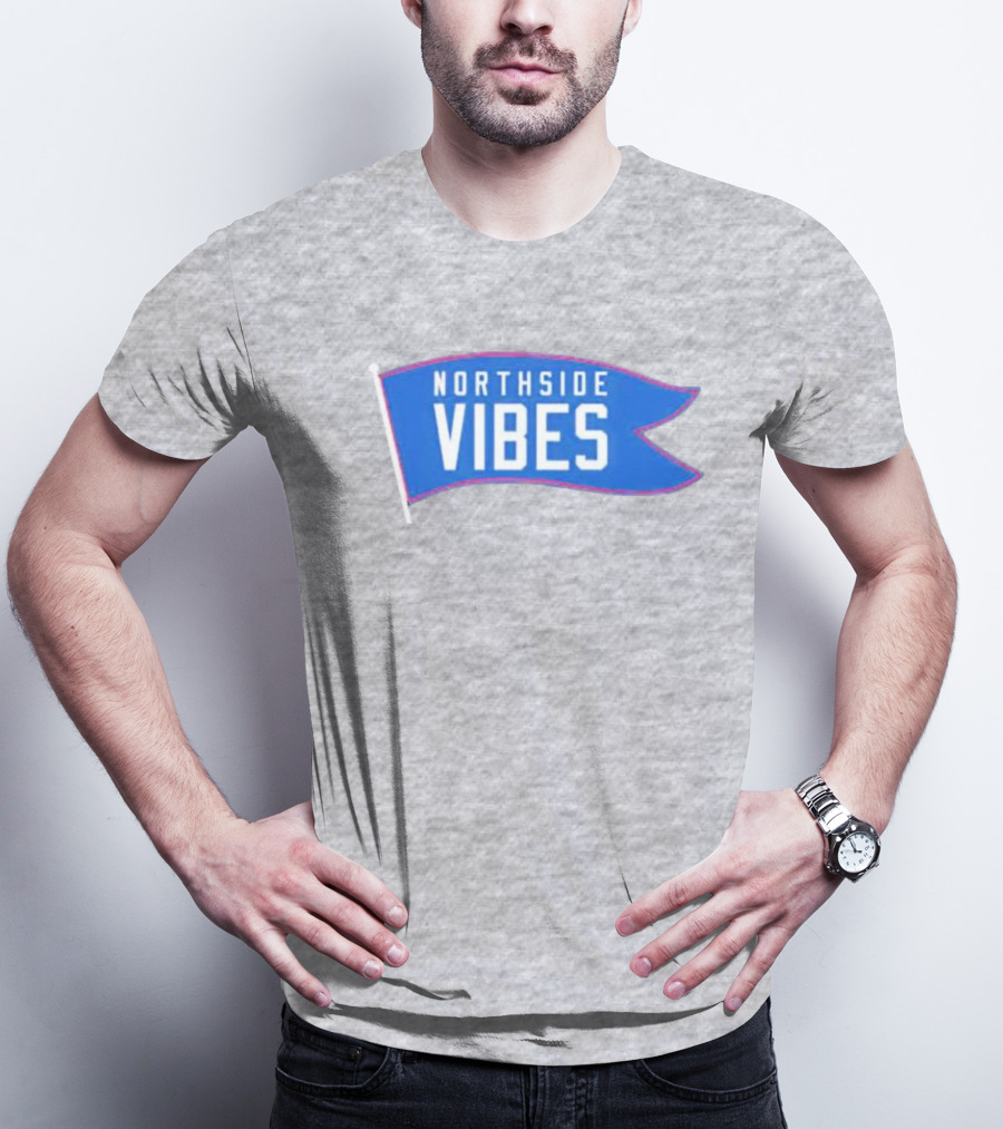 Northside Vibes Chicago Blue Flag T-Shirt