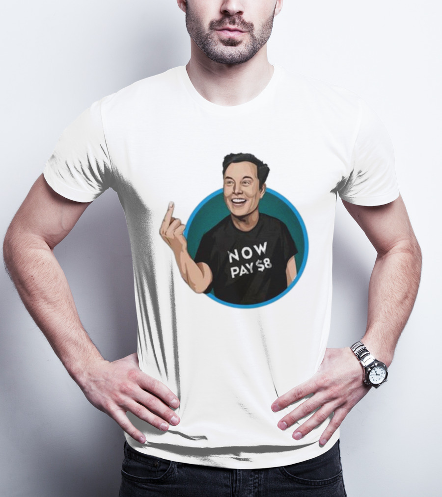 Elon Musk Now Pay $8 Circle Gesture T-Shirt