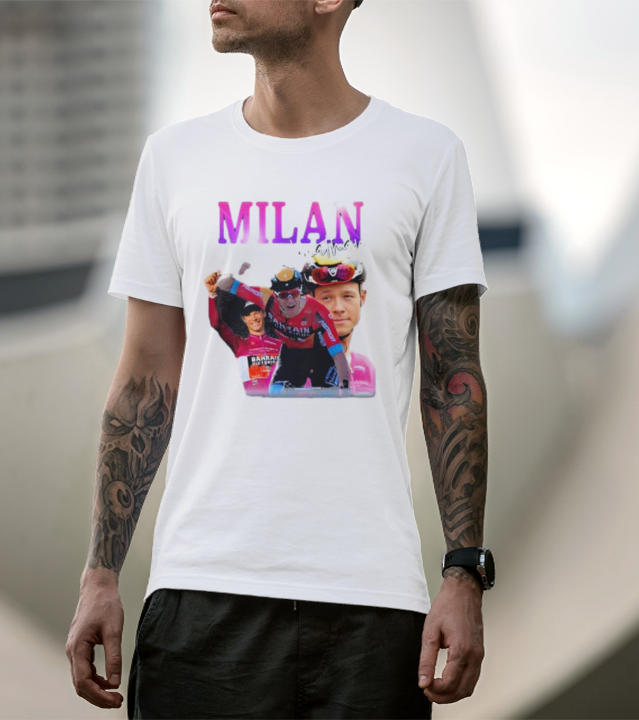 Milan Jonathan Bahrain Cycling Victory T-Shirt