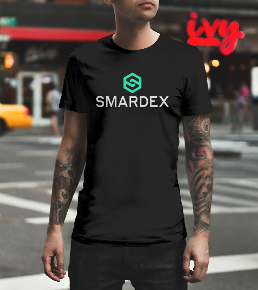 SMARDEX S Monogram With Hexagon Shape T-Shirt