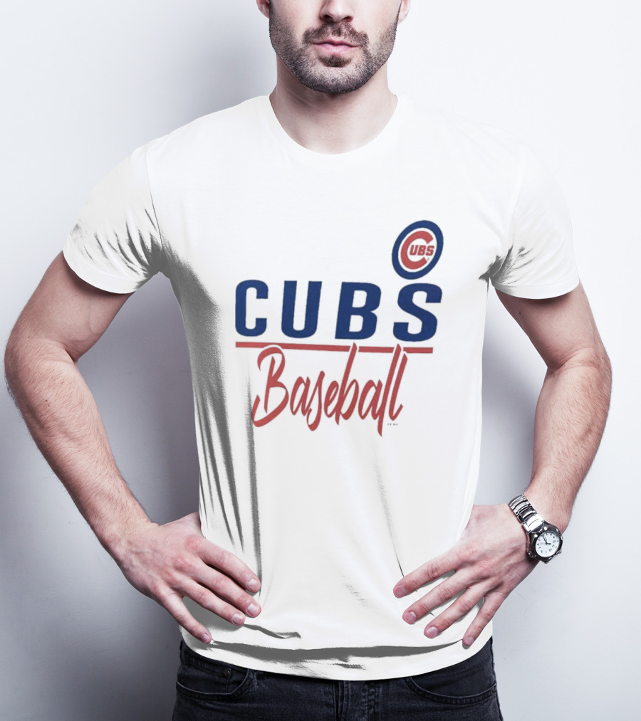 Chicago Cubs Baseball CUBS Logo G-III 4Her By Carl Banks Team T-Shirt