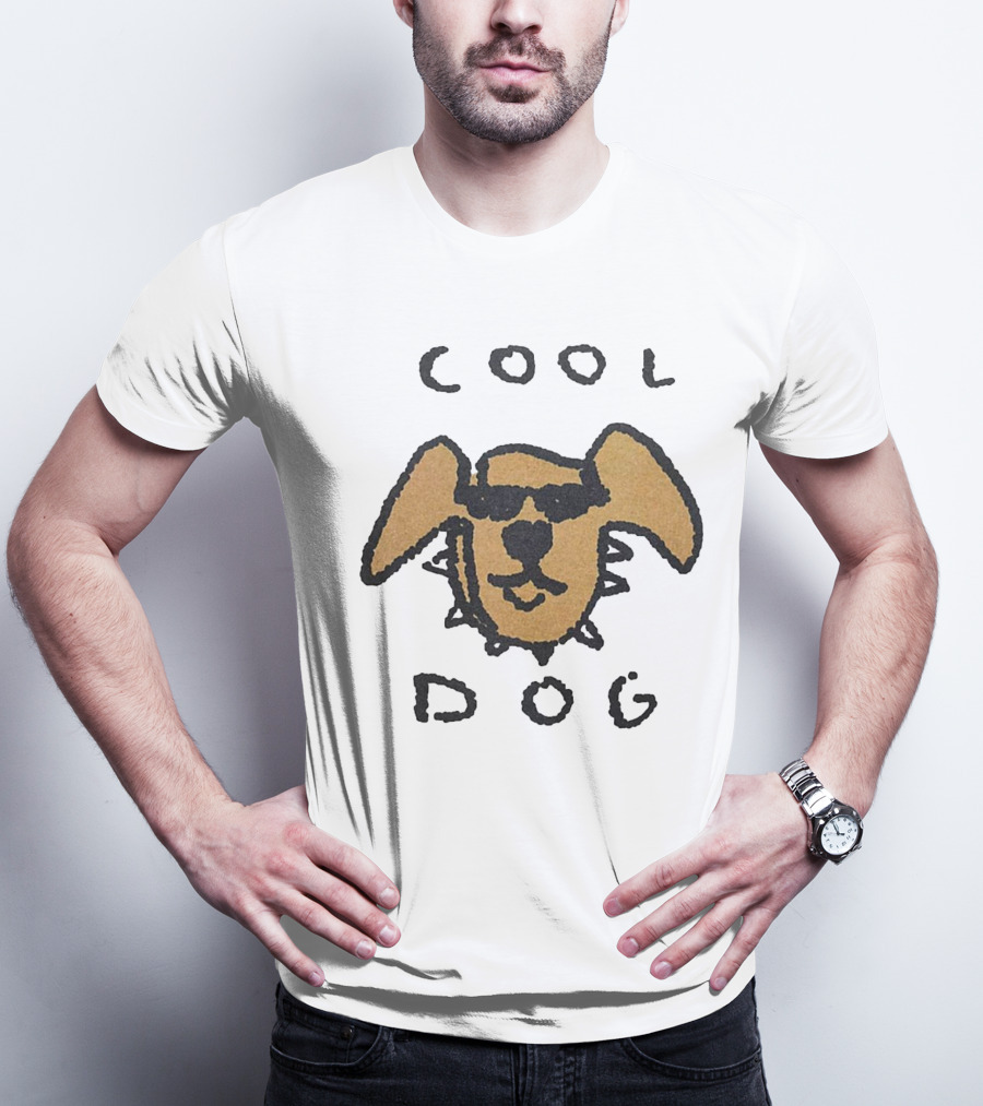 COOL DOG Sunglasses Head T-Shirt