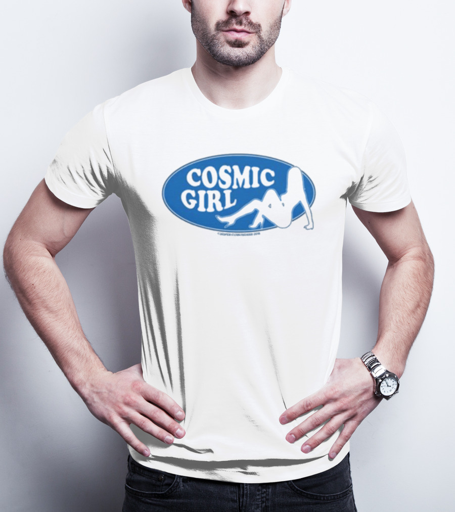 Danahleya Wearing Jasper Cunningham Cosmic Girl T-Shirt