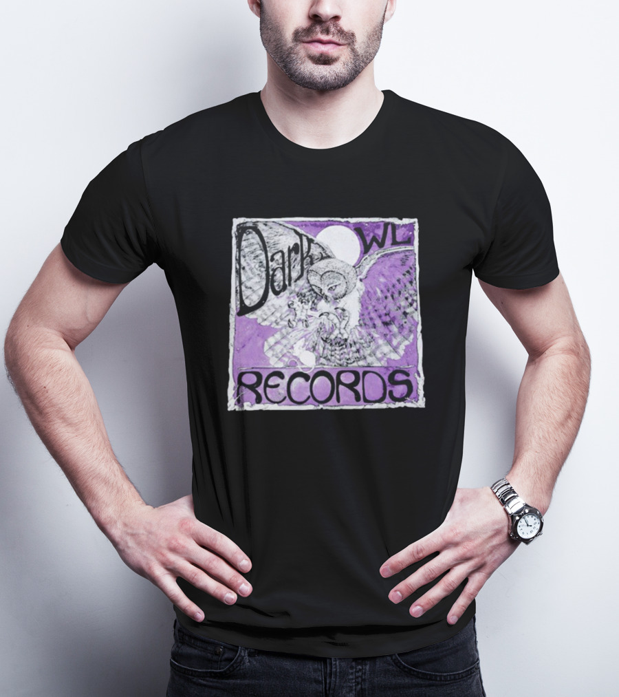 Dark Owl Records Purple Winged Owl T-Shirt