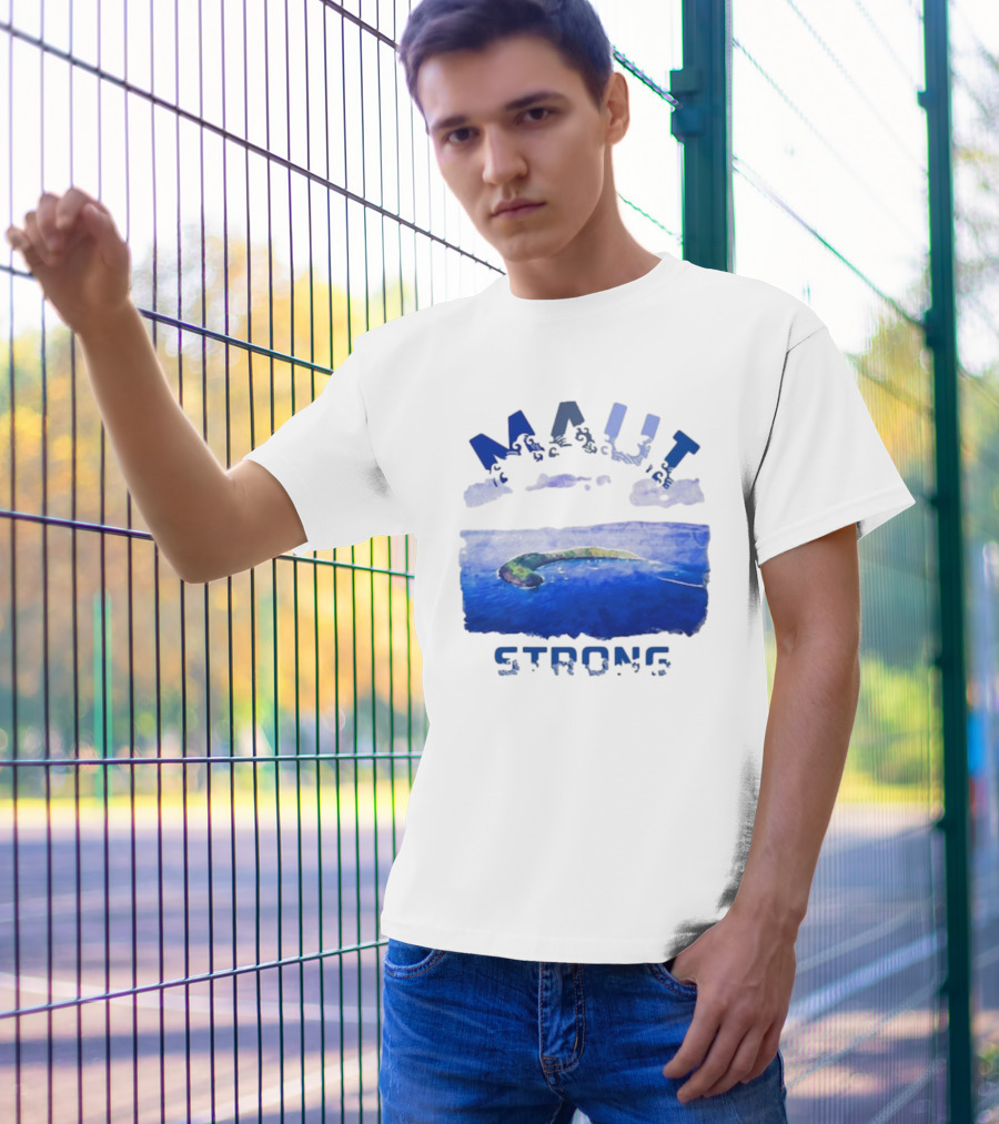 Maui Strong Lahaina Vintage Coastal Landscape T-Shirt
