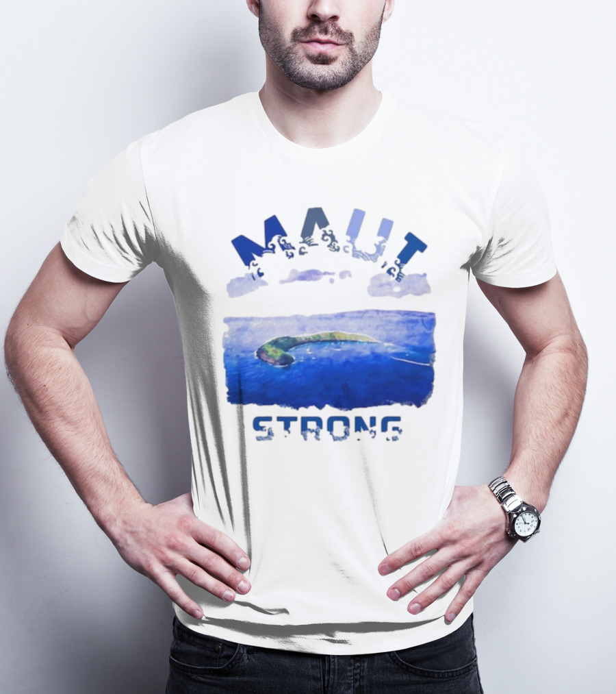 Maui Strong Lahaina Vintage Coastal Landscape T-Shirt