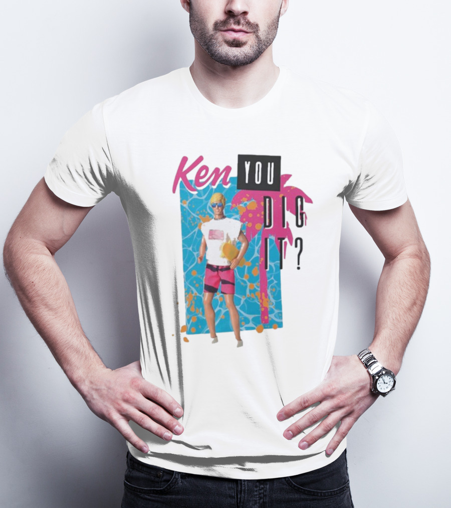 Ken You Dig It I Am Kenough Barbi Ken Surf T-Shirt