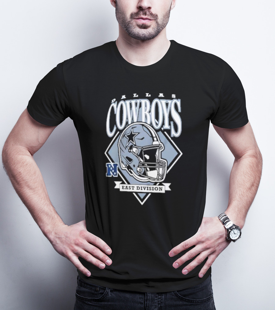 Dallas Cowboys East Division Helmet Graphic NFL T-Shirt