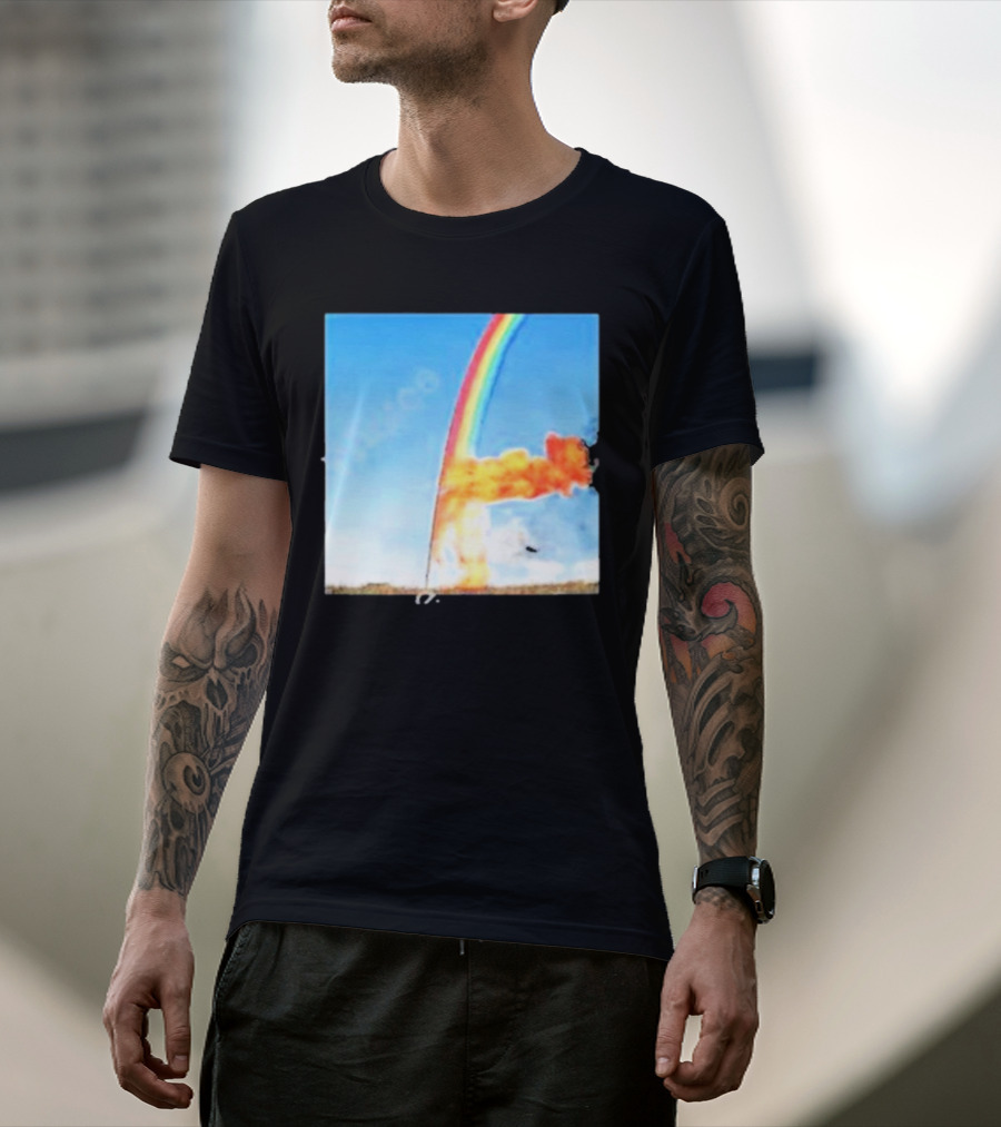 Sigur Rós Merch Átta Rainbow And Explosion T-Shirt