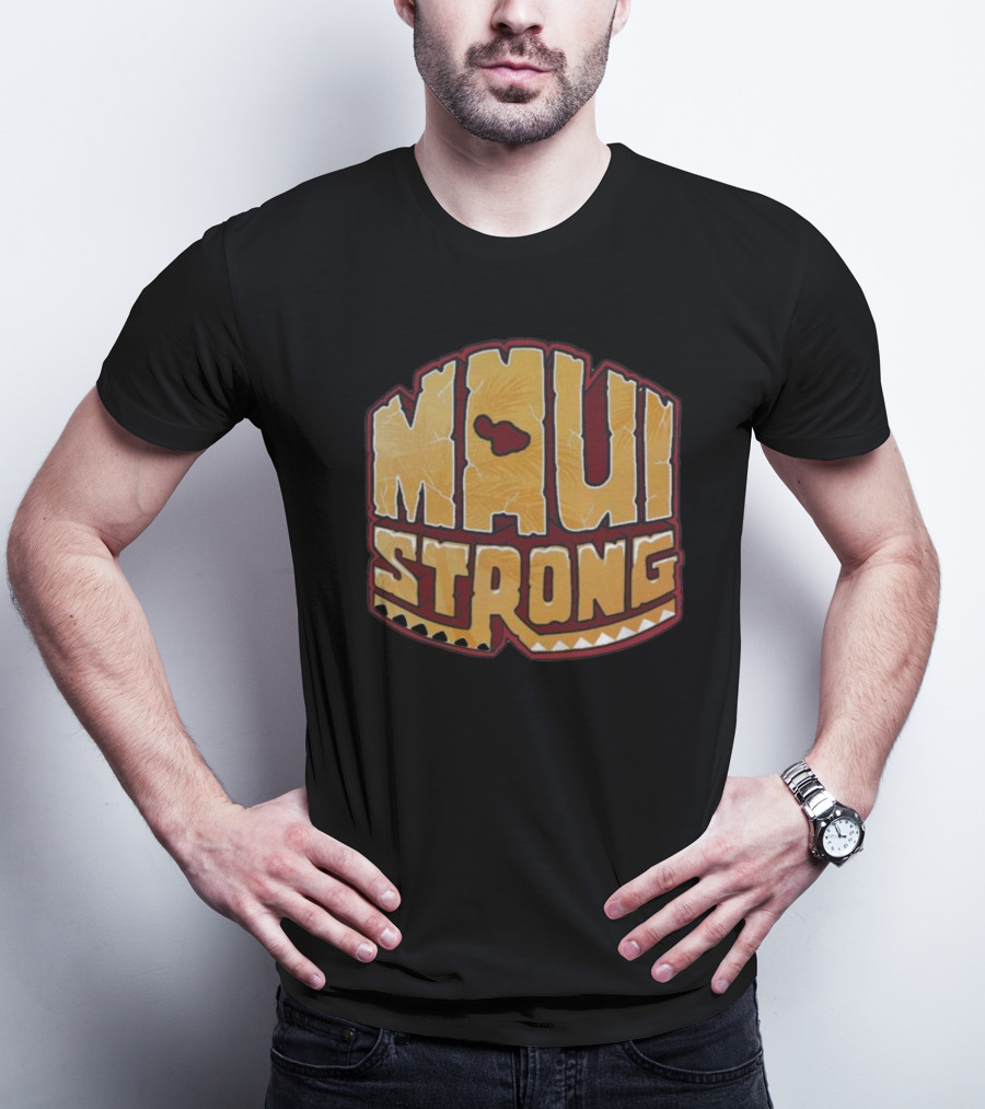 Maui Strong Fundraiser Lahaina Hawaii Shoreline Wildfire Support T-Shirt