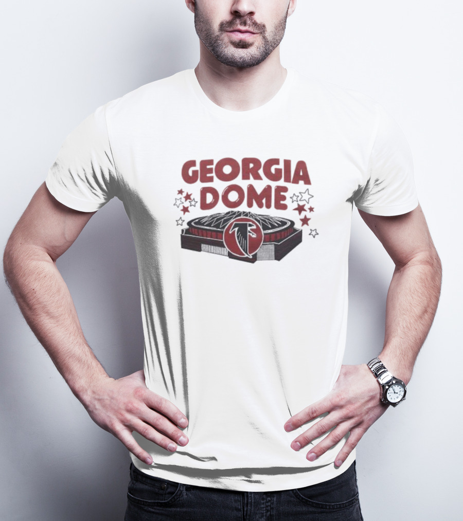 Atlanta Falcons Georgia Dome Stadium Stars T-Shirt