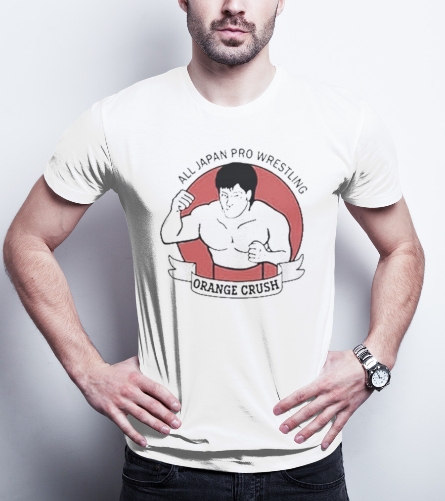 All Japan Pro Wrestling Orange Crush Kenta Kobashi T-Shirt