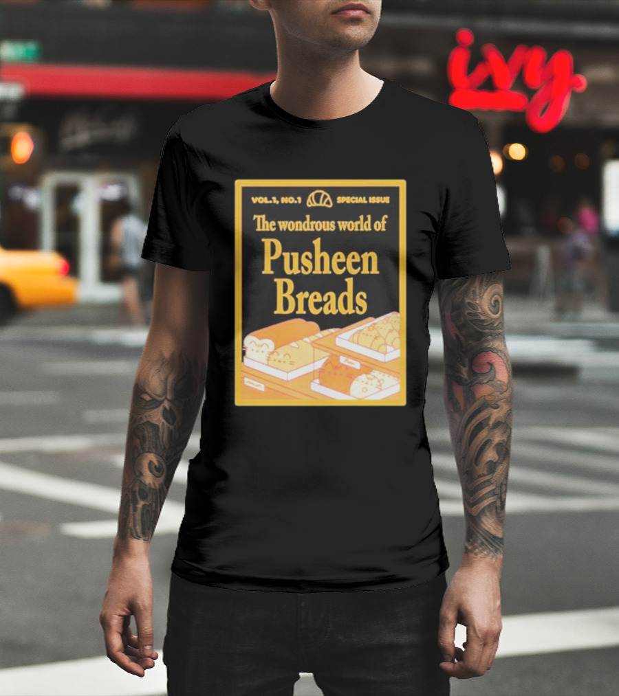 Vol. 1 No. 1 Special Issue The Wondrous World Of Pusheen Breads T-Shirt